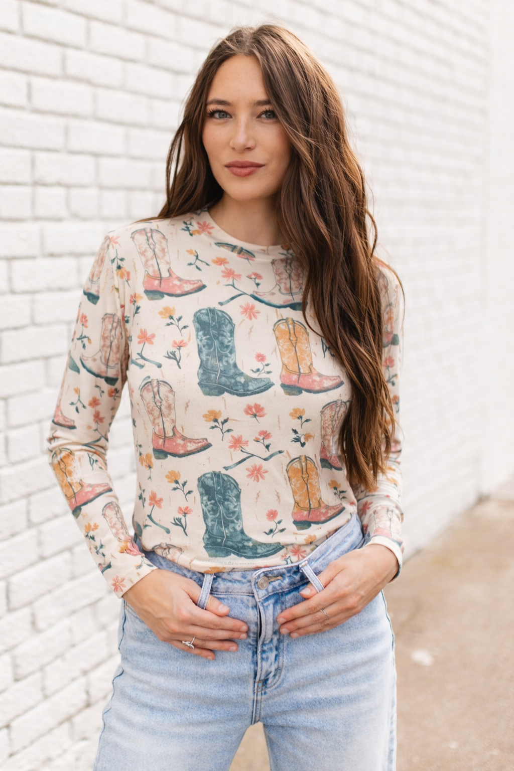 TH1221 MULTI BLUSH BOOT MESH TOP (7 Piece) – Turquoise Haven